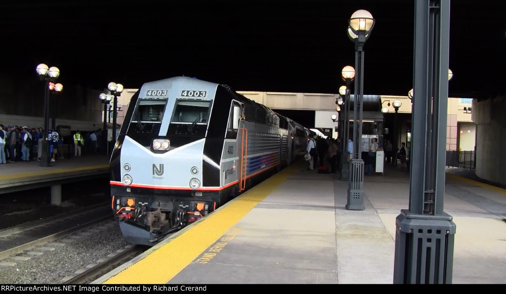 Train 1213 Makes Its Stop